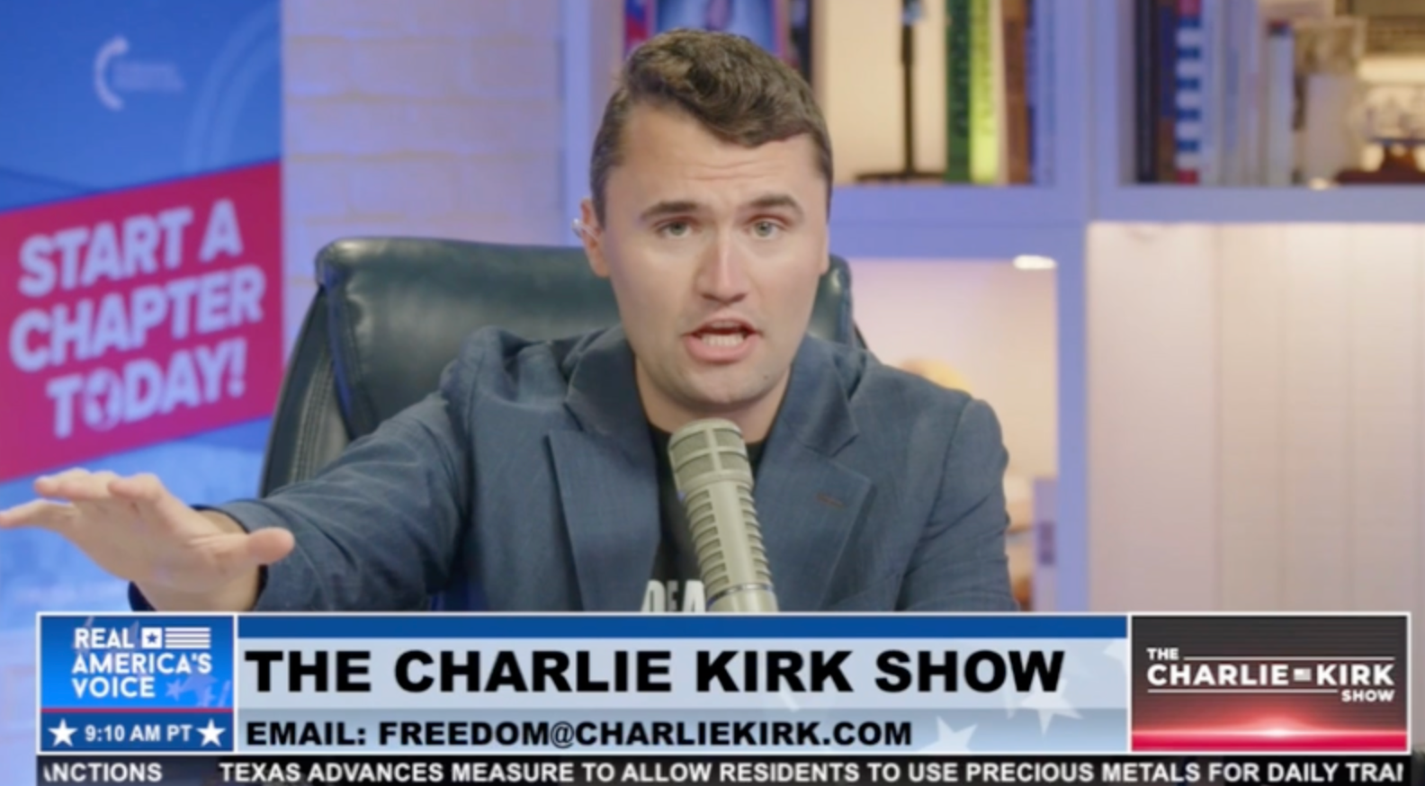 Charlie Kirk: "I'm done talking about Epstein for the time being. I'm gonna trust my friends in ...